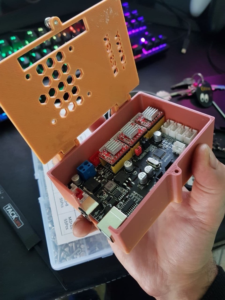 Free 3D file Amazon QPX Grbl controller board Holder 🧞‍♂️・Object to ...