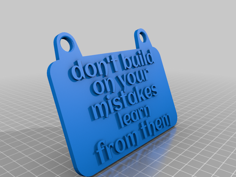 🫵 no construyas sobre tus errores・Archivo 3D Gratis para ・Cults