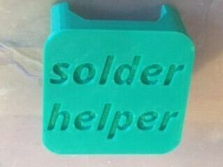🔌 cable solder helper・Free 3D File for ・Cults