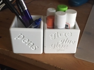 Free 3D file cube for pen pencil or glue 🖊️・3D printable model to ...