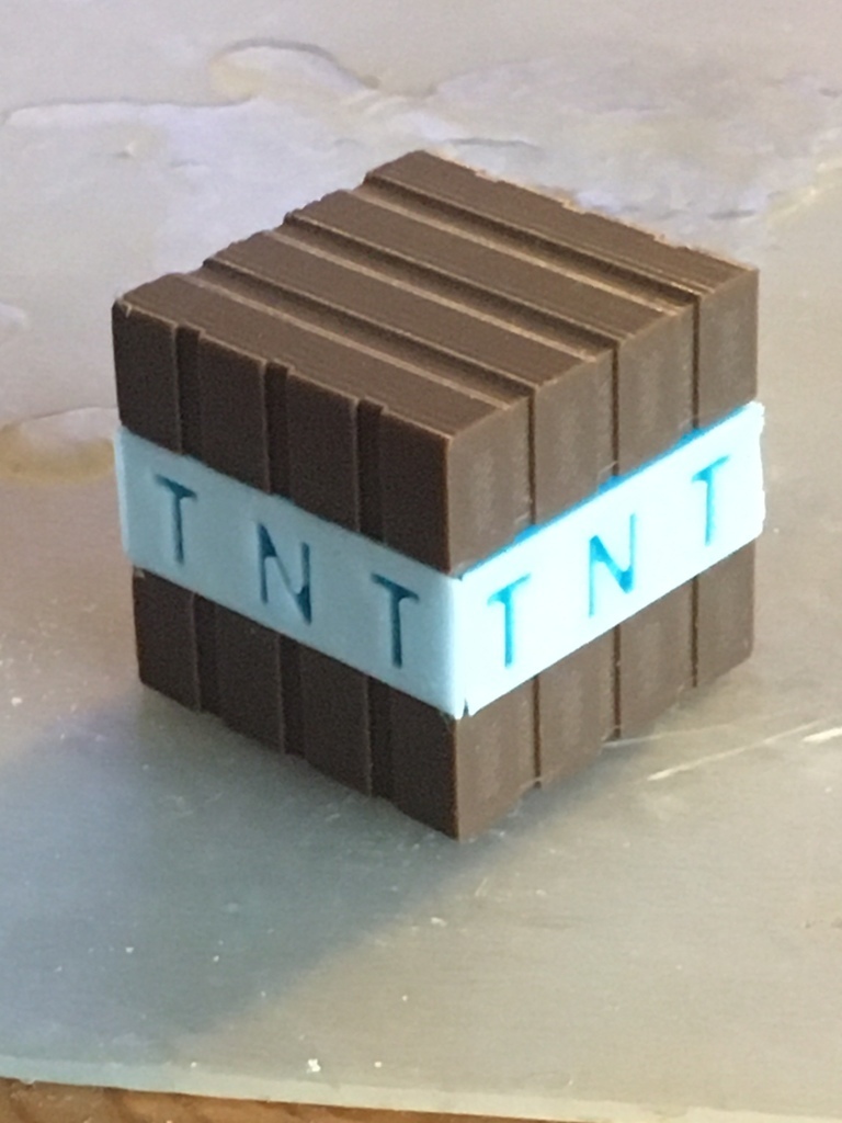 Free 3D file minecraft TNT 🎲 ・3D printer model to download・Cults