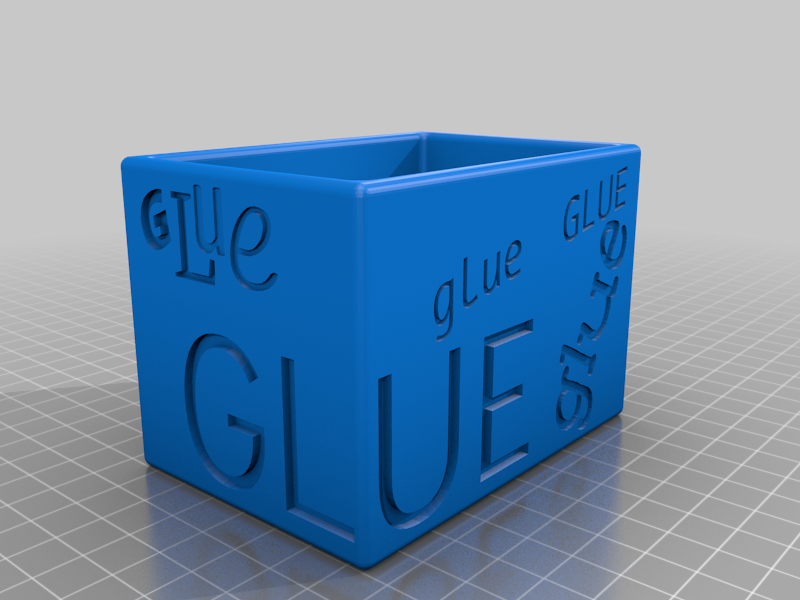 Free 3D file cube for pen pencil or glue 🖊️・3D printable model to ...