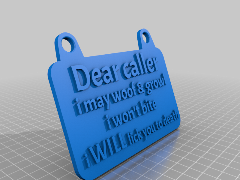 Free 3D file dear caller 🚩 ・3D printer model to download・Cults