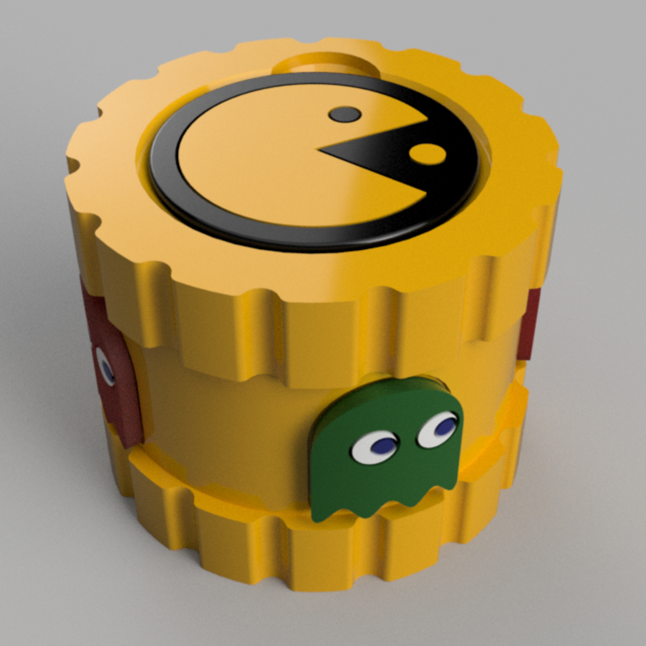🕹️ Pacman Grinder・ STL File for ・Cults