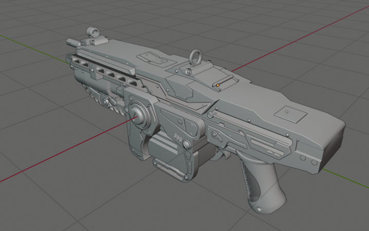 🔫 Lancer MK 2- Gears of War・ STL File for ・Cults