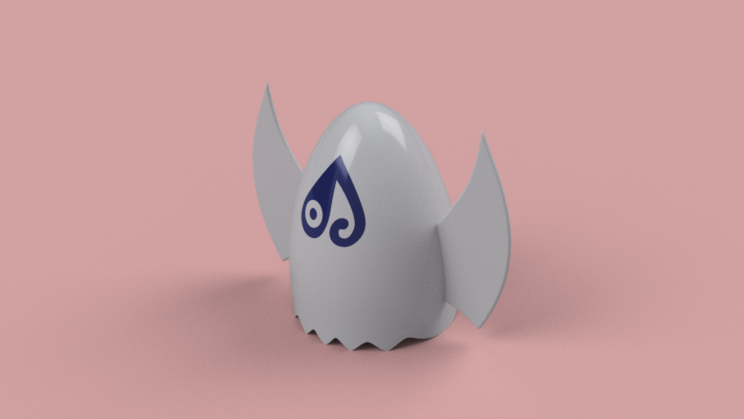 STL file DIGIHUEVO DEL AMOR / DIGIMENTAL OF LOVE ️‍🔥 ・3D printing ...