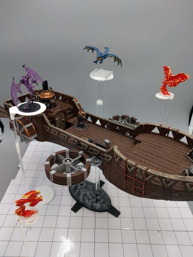 Free STL file Modular Flight Stands / Flight Bases- 28mm gaming 🦸 ・3D ...