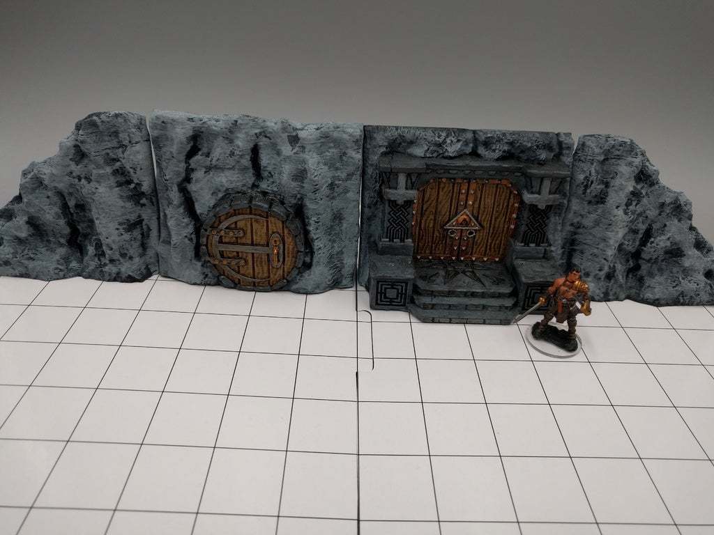 🎲 Modular Cliffs - 28mm gaming - Sample Items・Free STL File for ・Cults