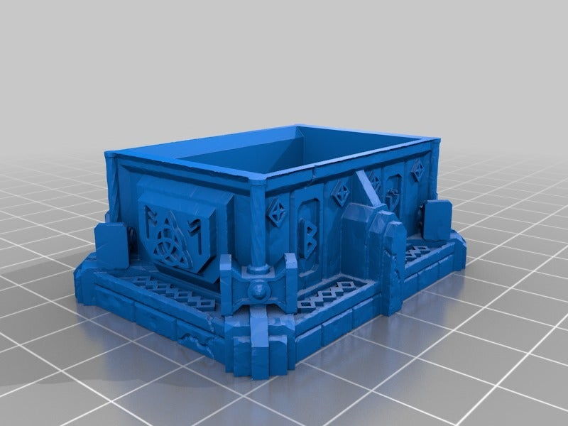 🇪🇬 OpenForge - Dwarven King's Sarcophagus・Free STL File for ・Cults