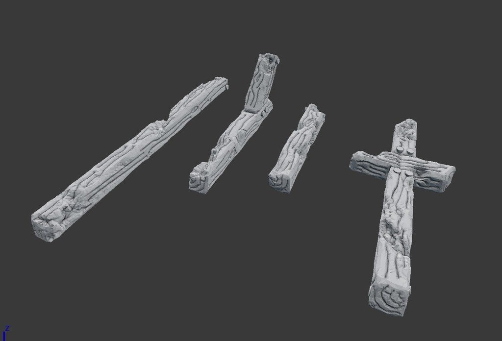🎲 Beams & Timbers (Regular and Damaged) - 28mm gaming・Free STL File for ...