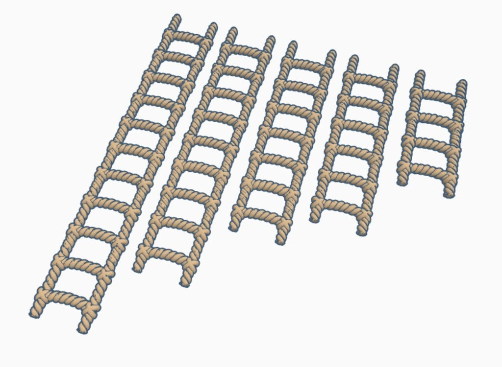 Free STL file OpenForge - Rope Ladder - 28mm 🪜 ・3D printing idea to ...