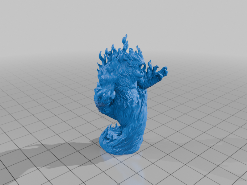 🔥 Fire Elemental [BEASTS AND BADDIES]・Free 3D File for ・Cults