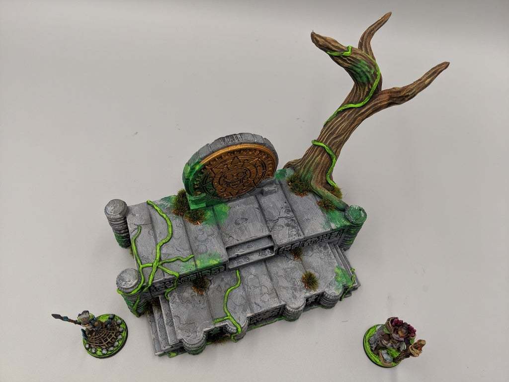 🕍 OpenForge - Place of Power - Overgrown Temple Dais・Free STL File for ...