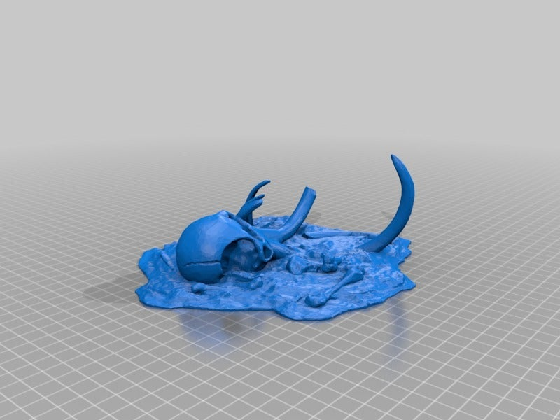 🎲 Boneyard Scatter - 28mm Gaming - Sample Item・Free STL File for ・Cults