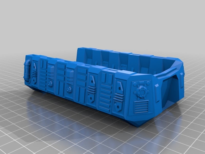 🚚 Sci-Fi Cargo Truck・Free STL File for ・Cults