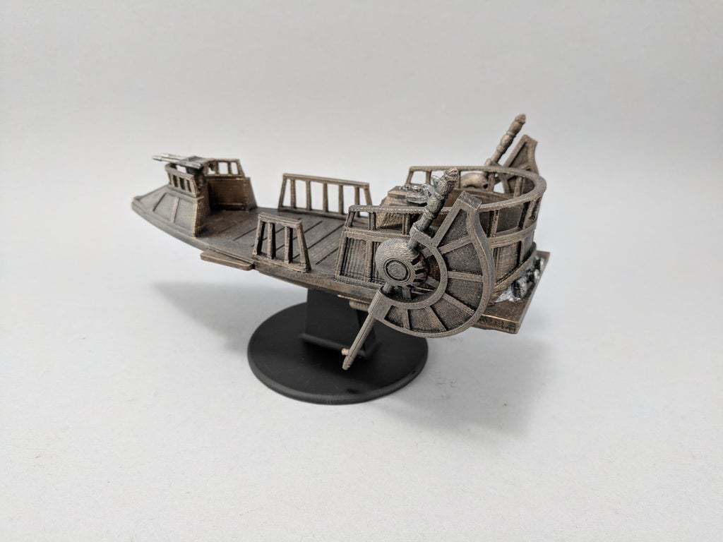Free STL file Sci-fi Pirate Skiff 🏴‍☠️ ・Model to download and 3D print ...