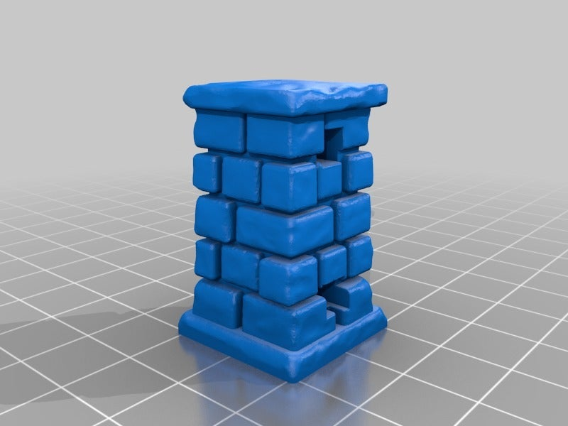 Free STL file 28mm Stone and Wood Fence 🪵 ・3D print design to download ...