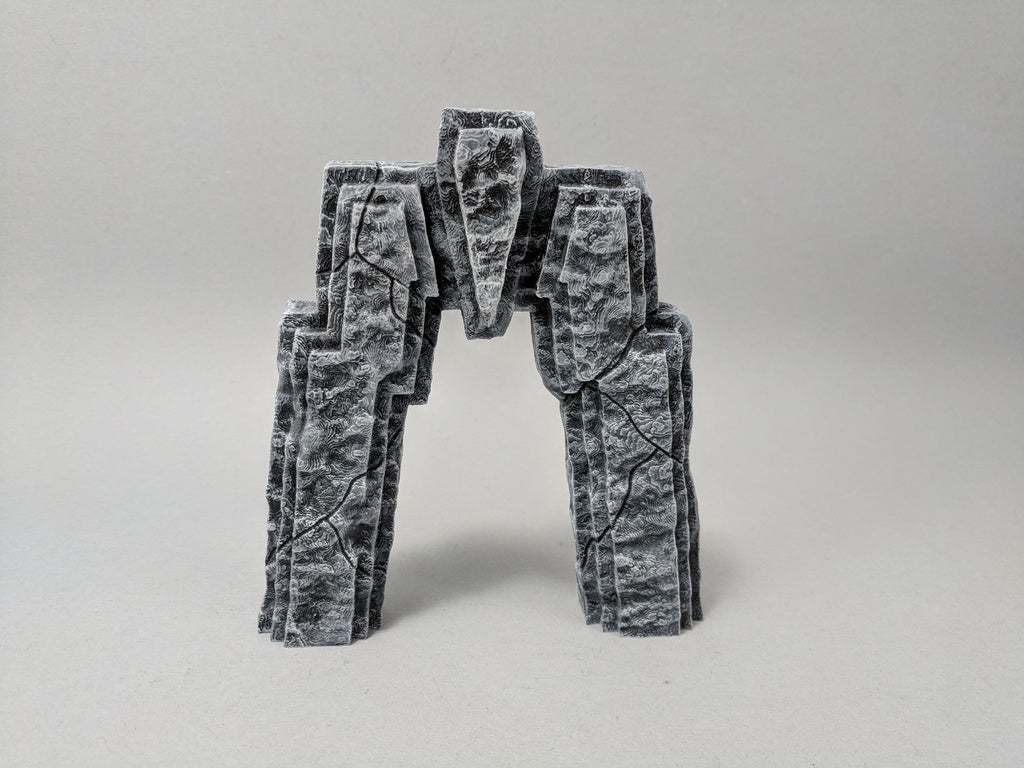 Free STL file 28mm Ancient Stone Archway 🎲 ・Template to download and 3D ...