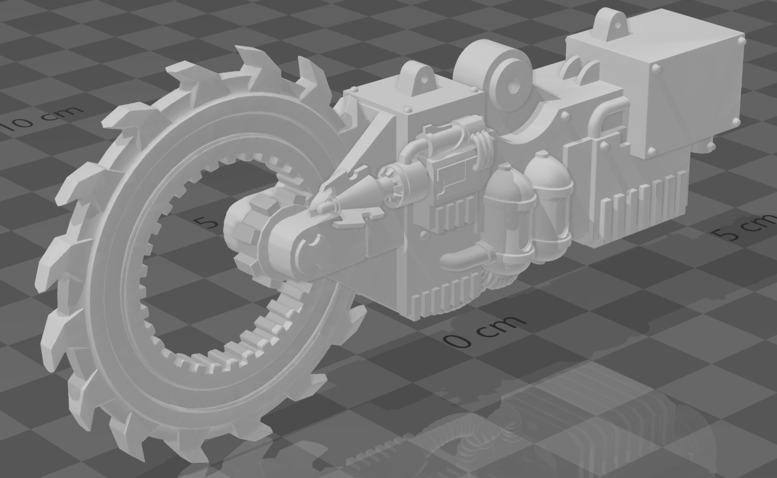 🪚 Imperial Warrior Buzzsaw Upgrade・Free STL File for 3D printing・Cults