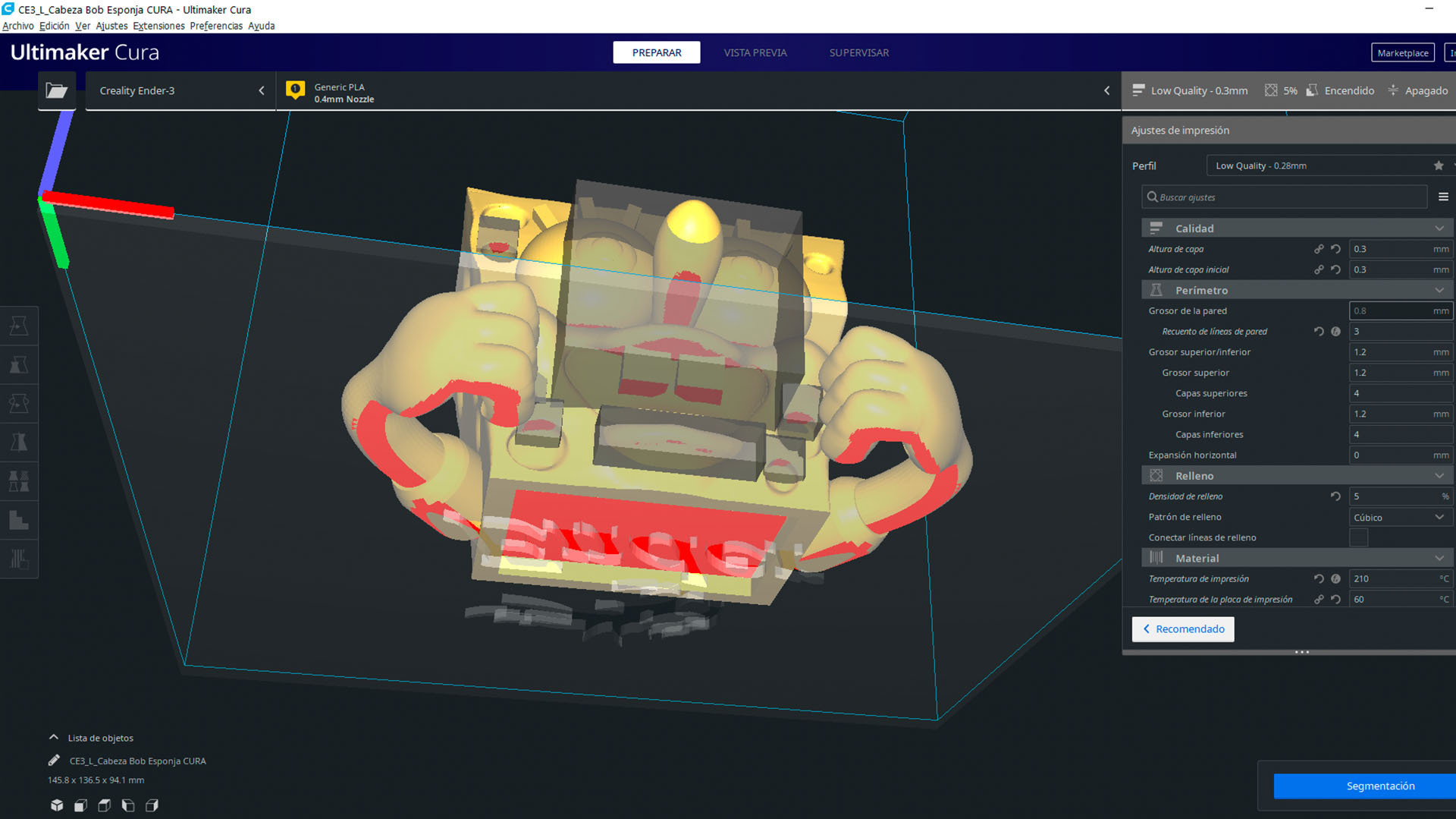 STL file SPONGEBOB PENCIL ️ ・Template to download and 3D print・Cults