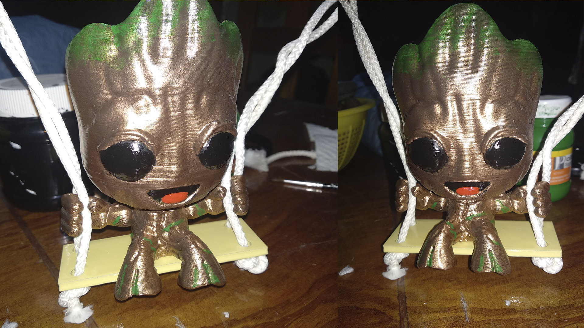 STL file BABY GROOT SWING 👶 ・3D printer design to download・Cults