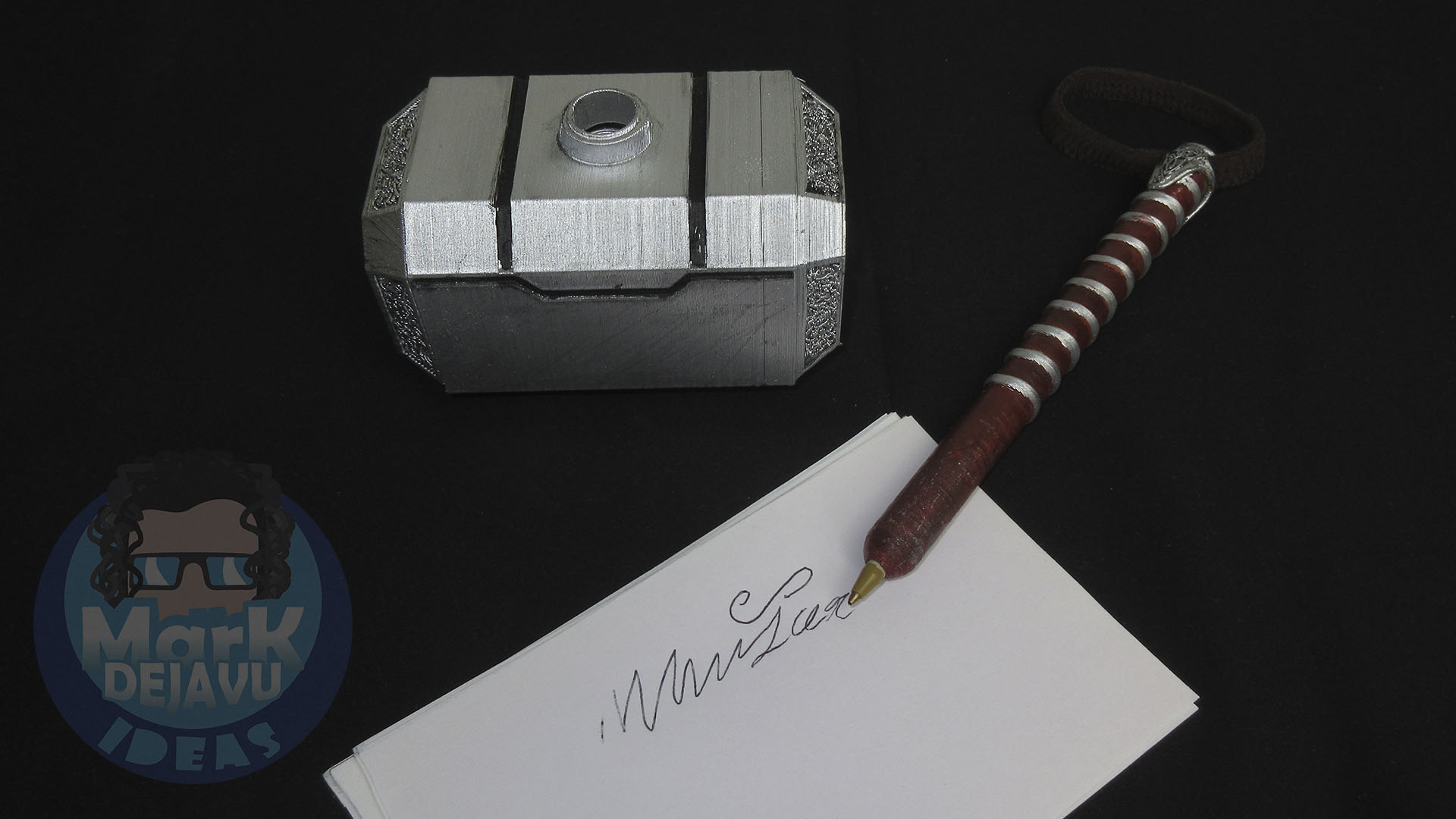 🔨 Thor's Hammer Ballpoint Pen・ STL File for ・Cults