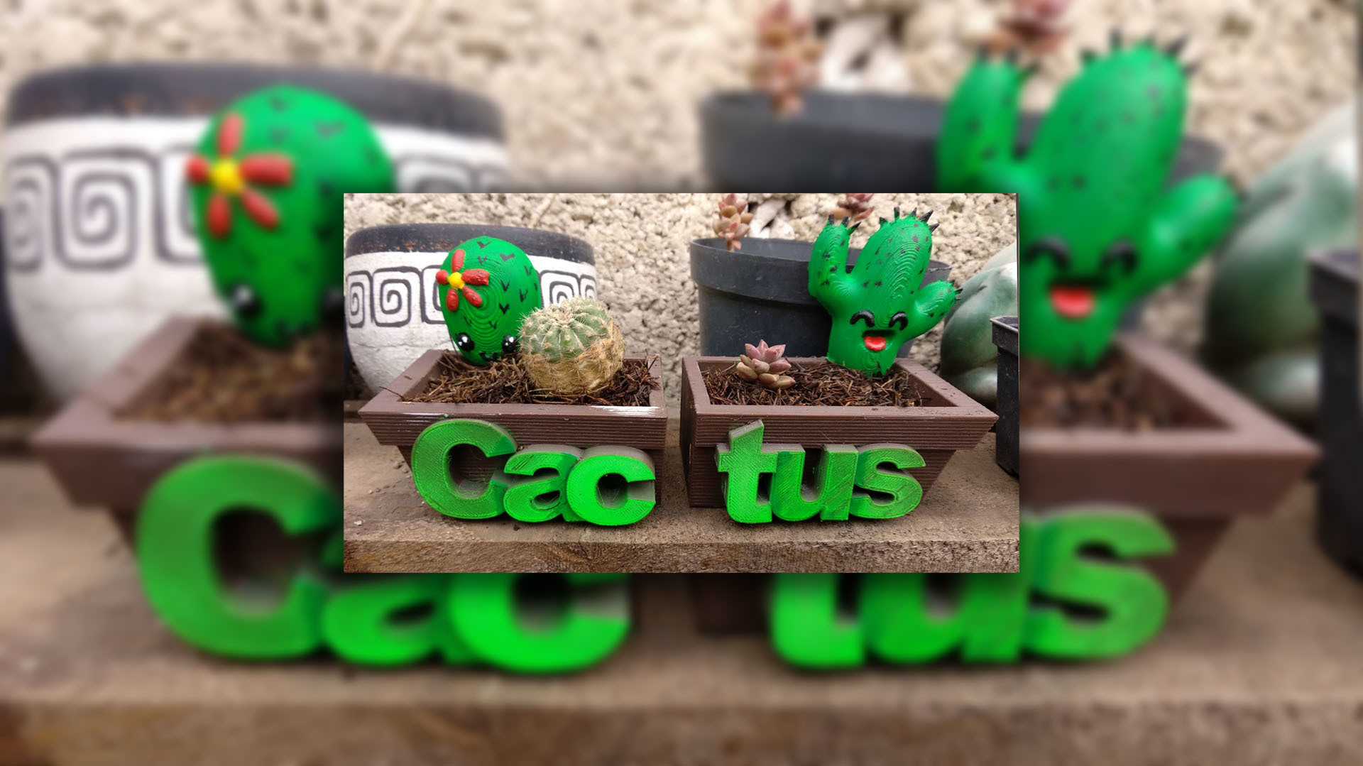 🌵 Maseta Cactus・ STL File for ・Cults