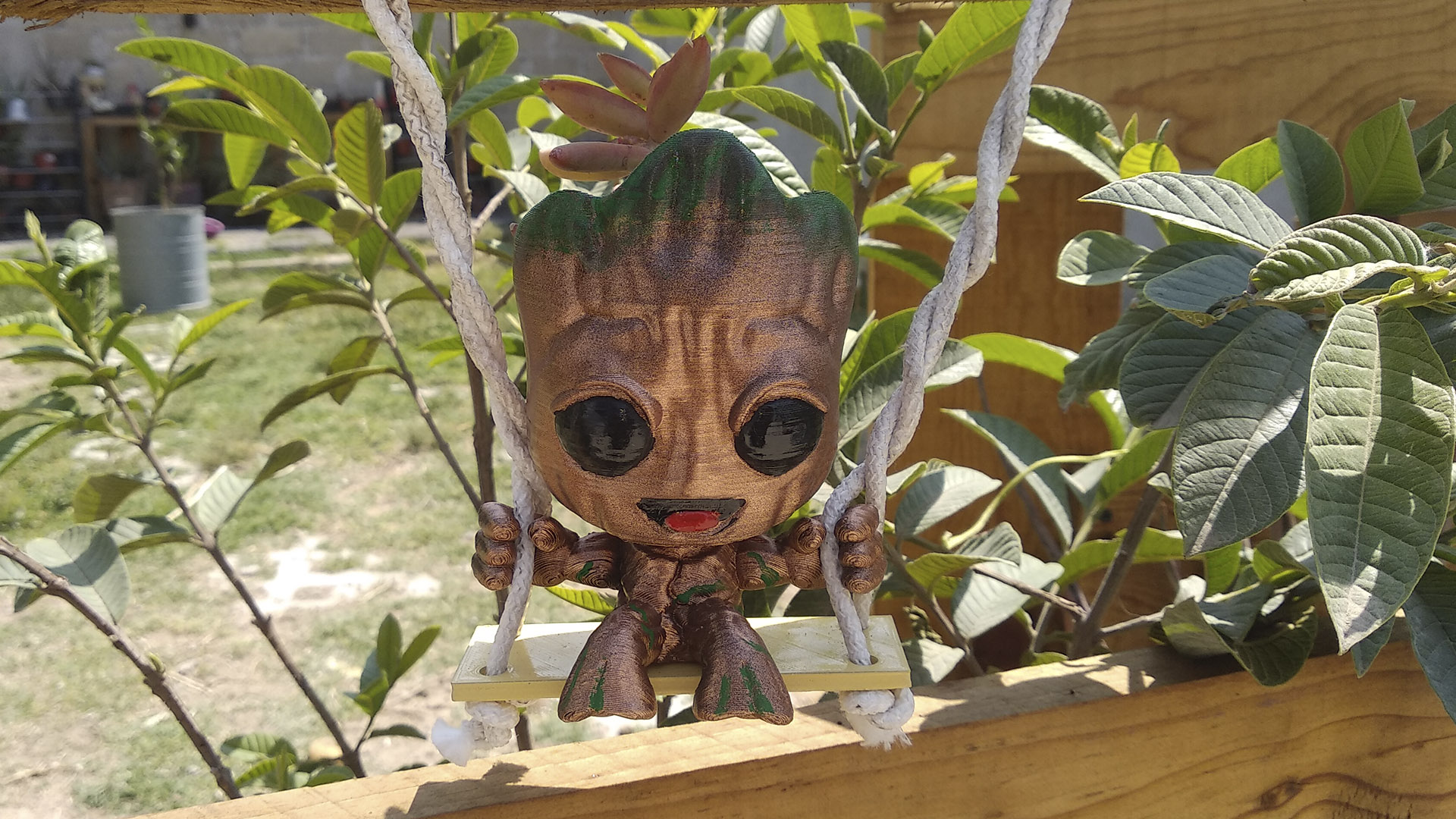 STL file BABY GROOT SWING 👶 ・3D printer design to download・Cults