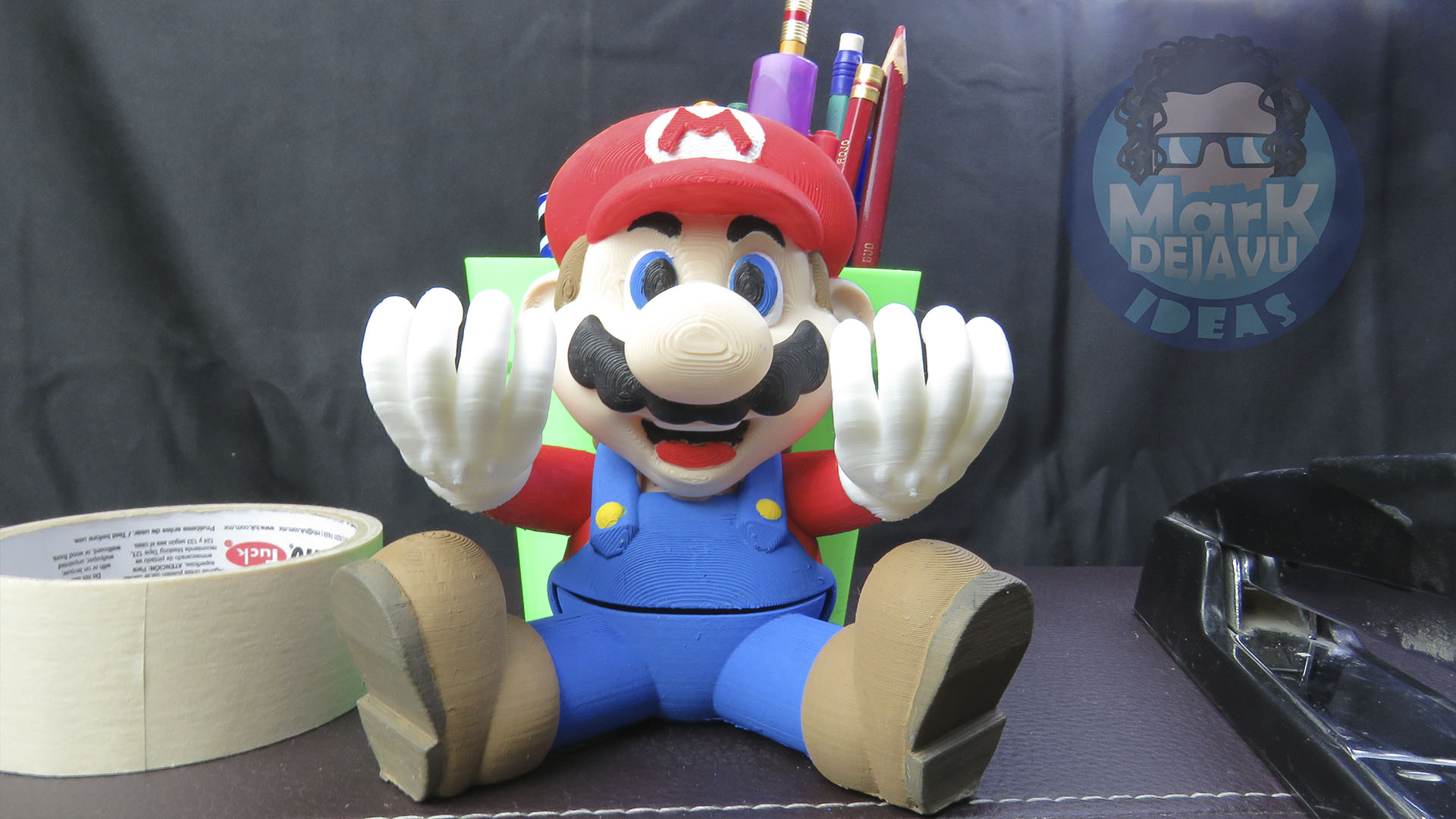 🖊️ Mario Bros Pen・ STL File for ・Cults