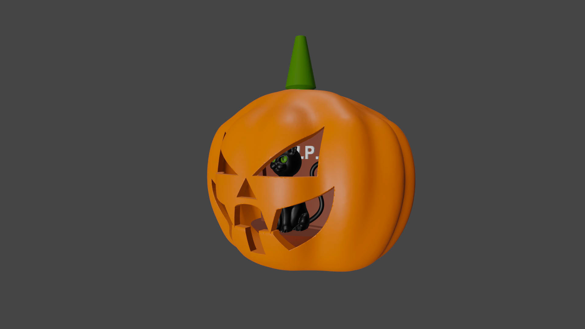Archivo 3D Calabaza Halloween Sin Soportes 🎃 ・Modelo para descargar y ...