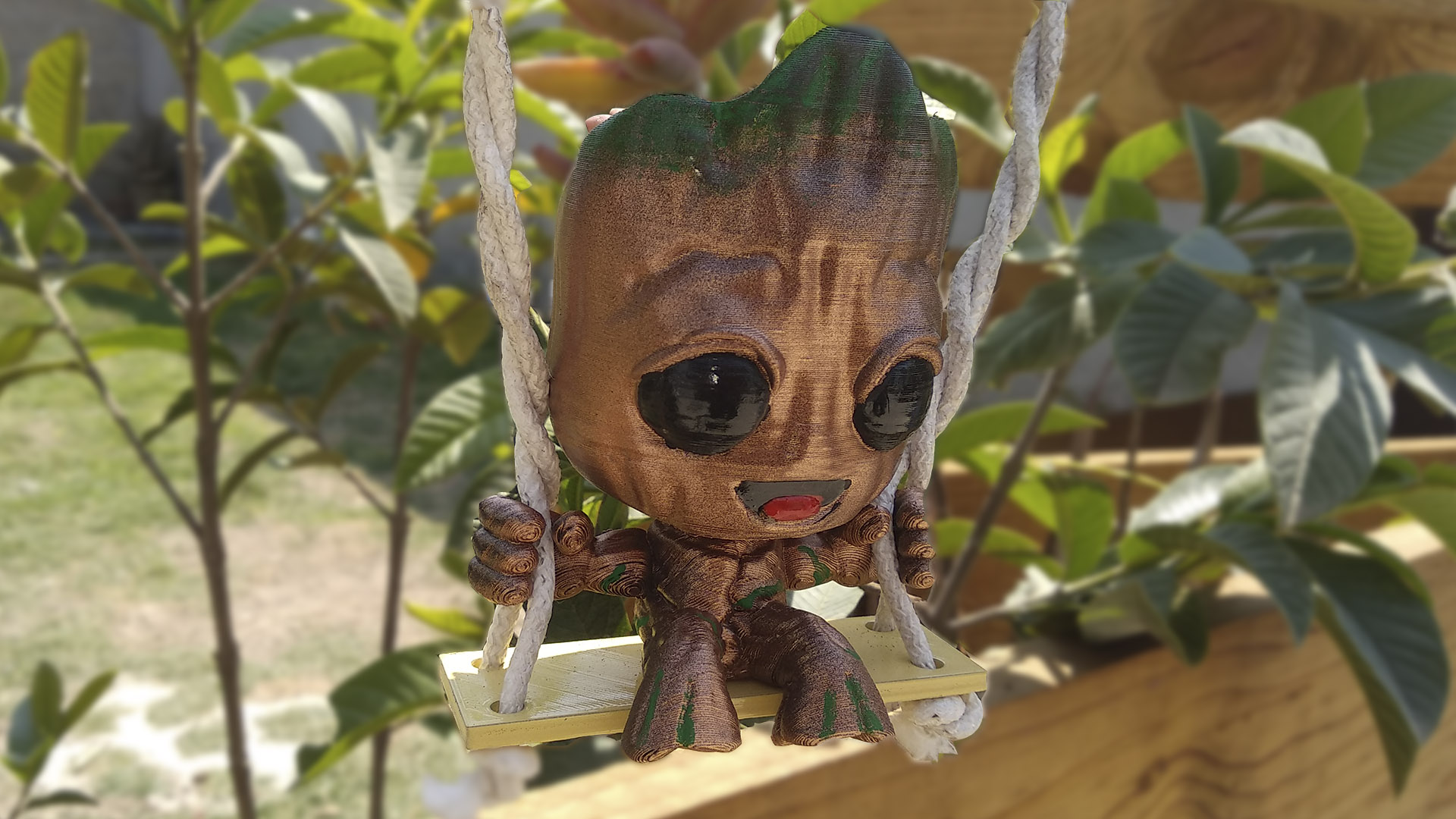 STL file BABY GROOT SWING 👶 ・3D printer design to download・Cults