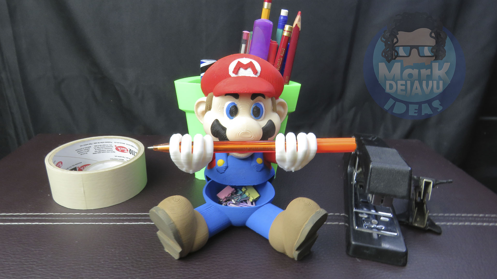 🖊️ Mario Bros Pen・ STL File for ・Cults