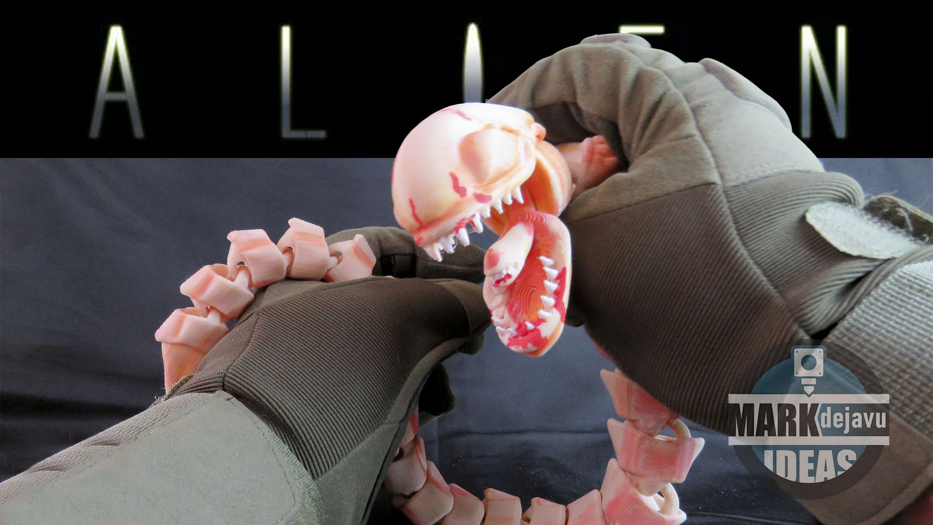 👽 ALIEN TWO PACK FLEXI FANART・ STL File for ・Cults