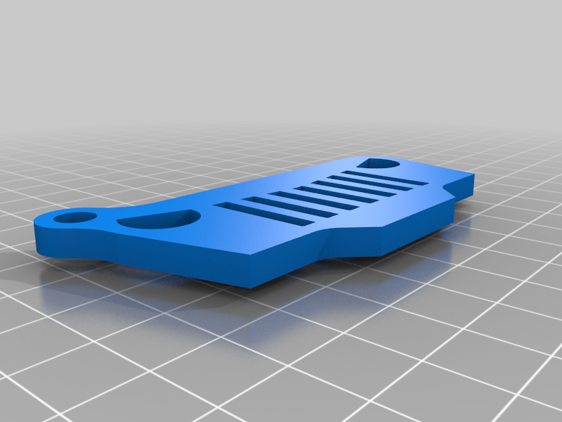 😡 Jeep Angry Eyes Grill Keychain・Free 3D File for ・Cults