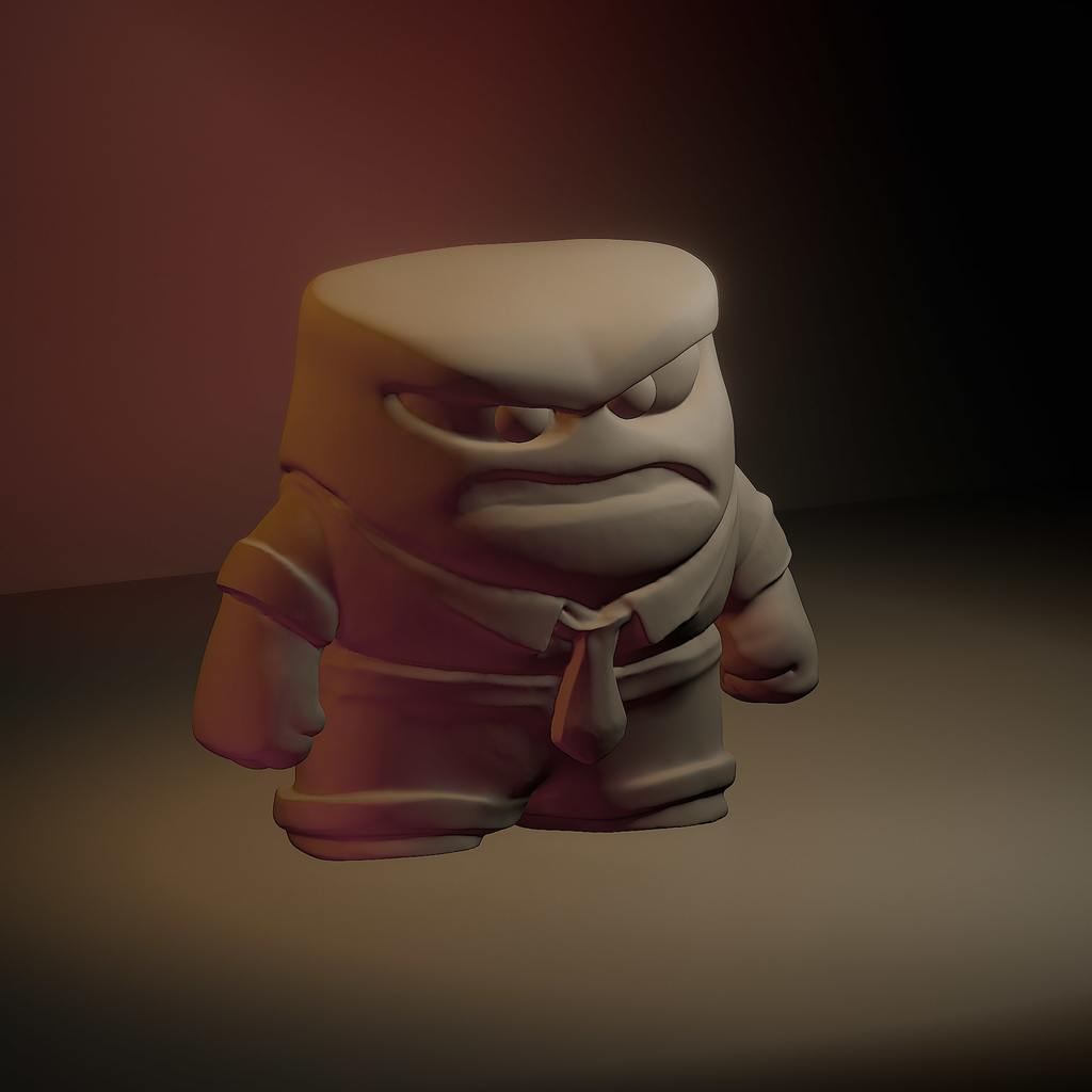 😡 Anger - Inside Out (Easy!)・Free STL File for 3D printing・Cults