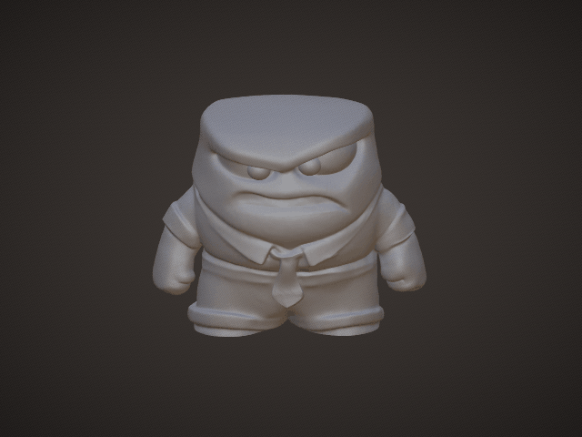 😡 Anger - Inside Out (Easy!)・Ücretsiz STL 3D baskı için dosya・Cults