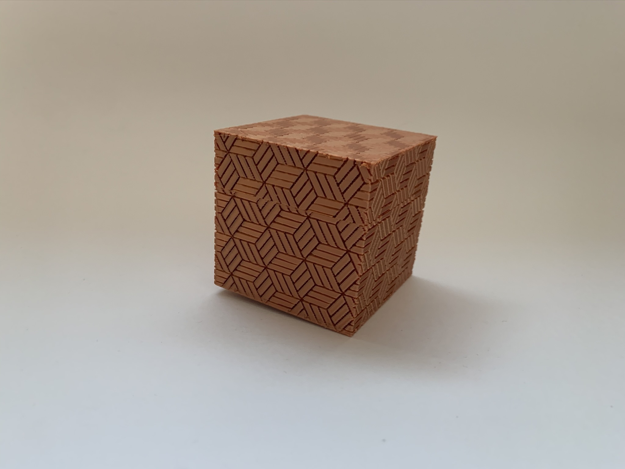 3D printer Square textured box • made with Creality Ender 3・Cults