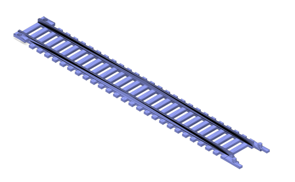 Free STL file Rail King H0 Straight Rail track 🤴 (3MF)・3D printer ...