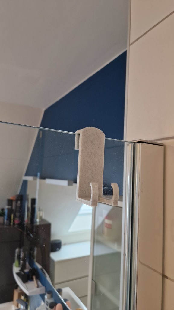 Free 3D file shower wiper hanger 🚿 ・3D printer design to download・Cults