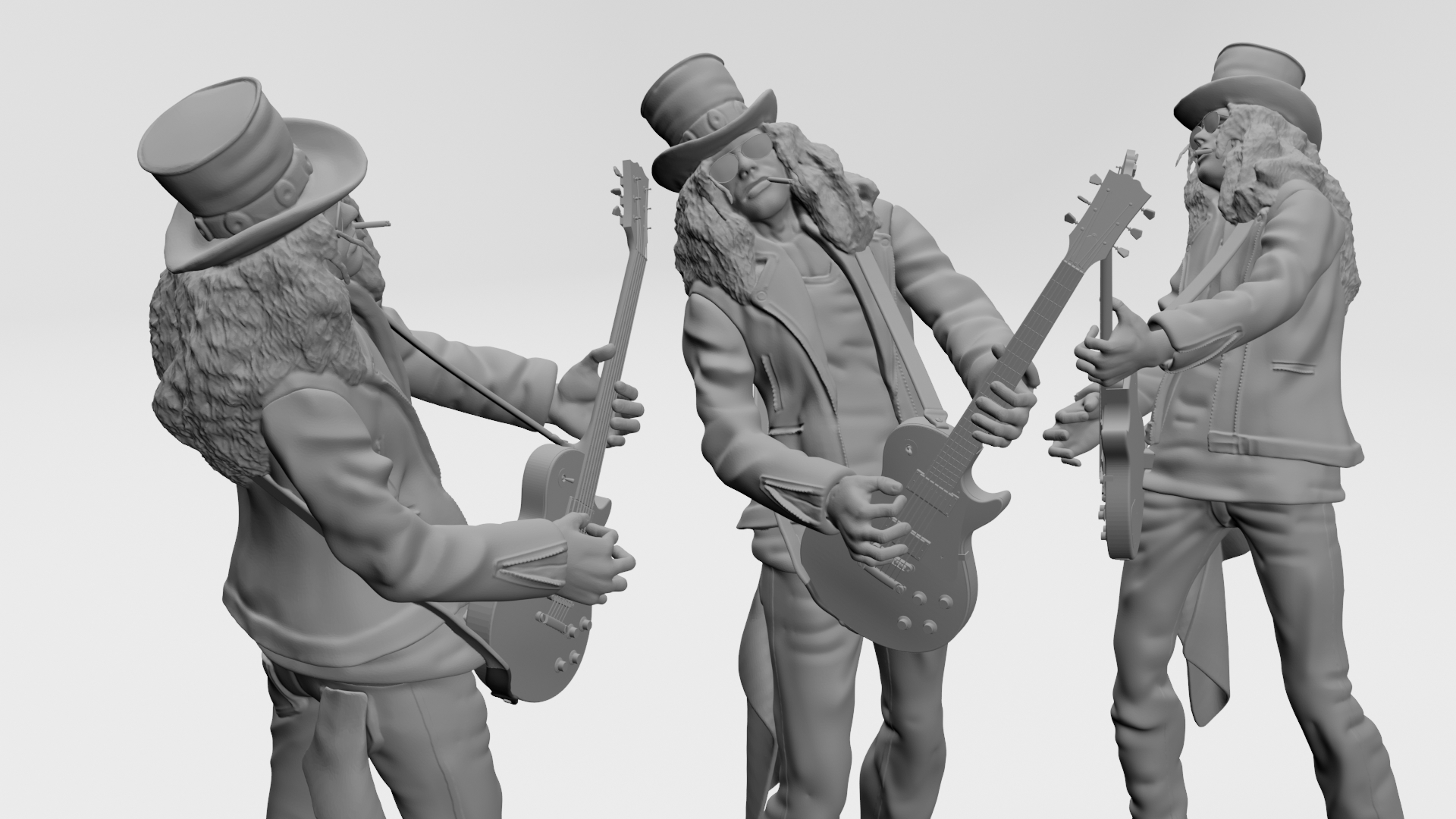 STL file Saul Hudson (Slash) - 3d printable 🎵 ・Model to download and 3D ...