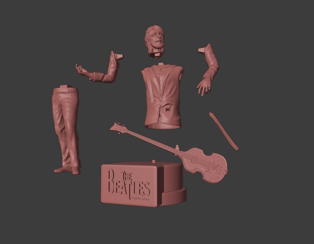 3D file Paul McCartney, The beatles, rooftop concert 🥁・3D printing ...