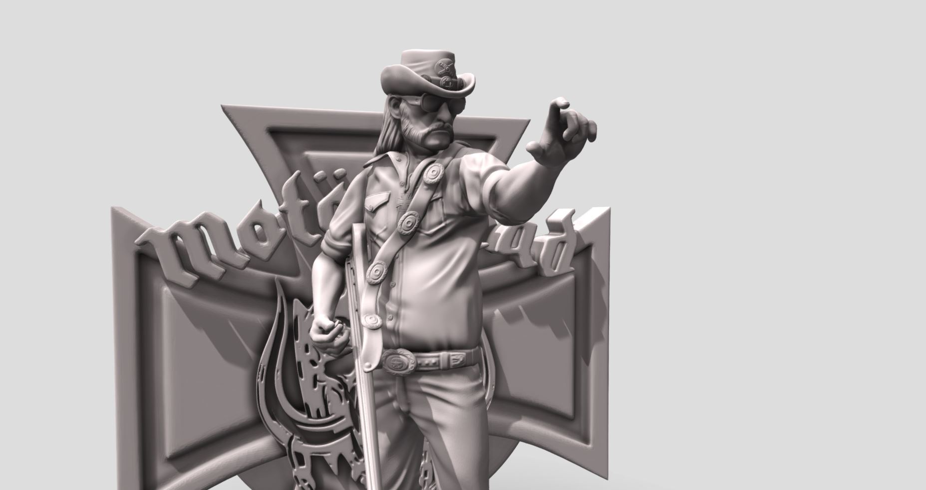 STL-Datei Lemmy Kilmister motorhead - 3D-Drucken 3D 👾 ・Modell für 3D ...