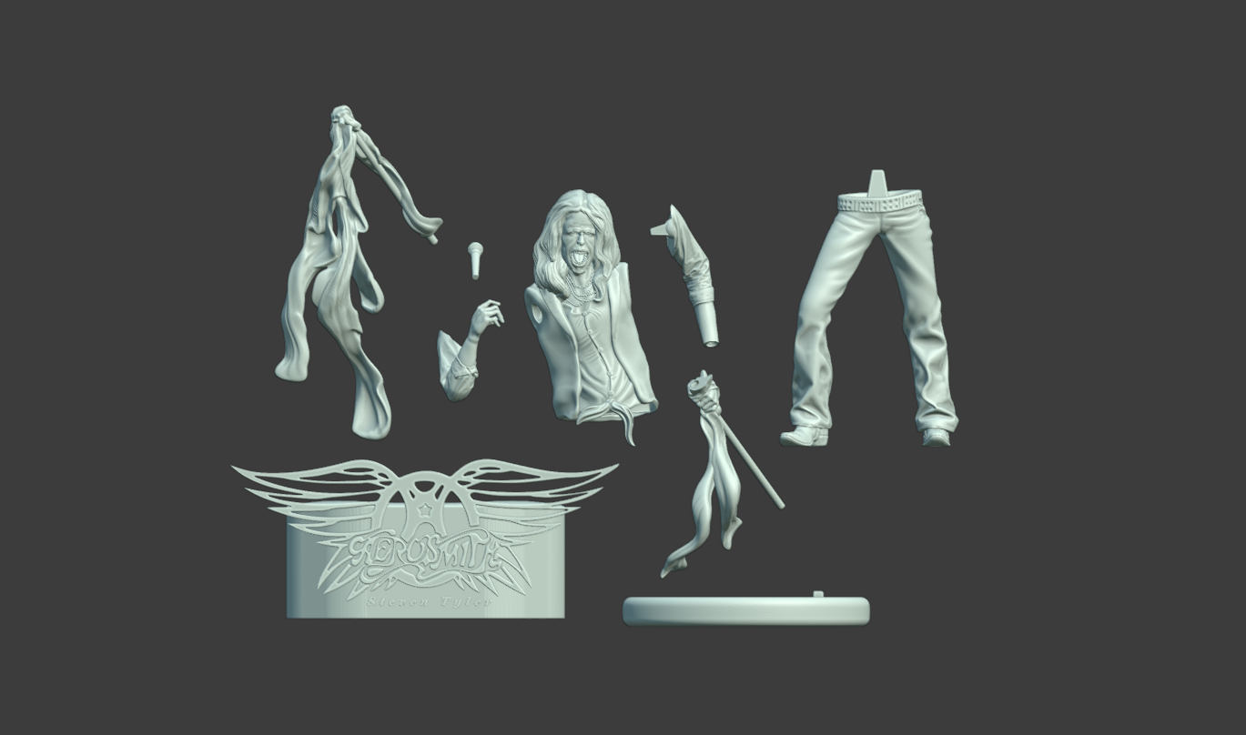 STL file steven tyler Aerosmith - 3dprinting 🎸 ・3D print model to ...