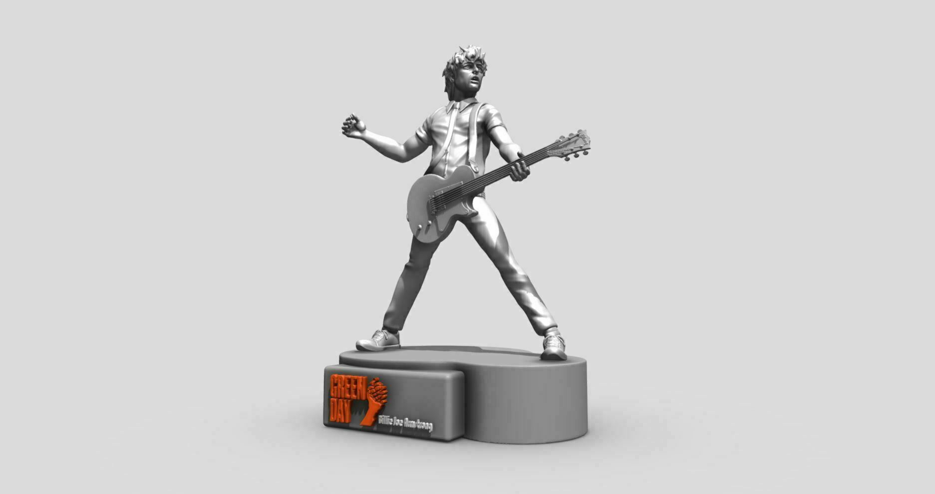 Файл STL Green Day - billie joe armstrong 3d печать 👨‍🎨 ・3D-печатный ...
