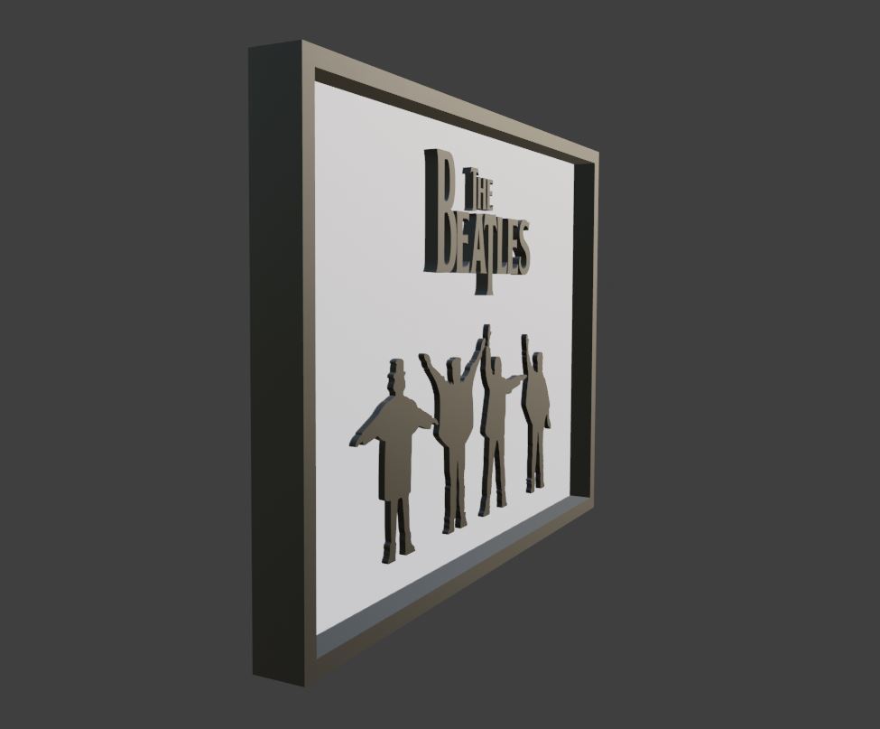 Free 3D file The beatles 🎵 ・3D printer design to download・Cults