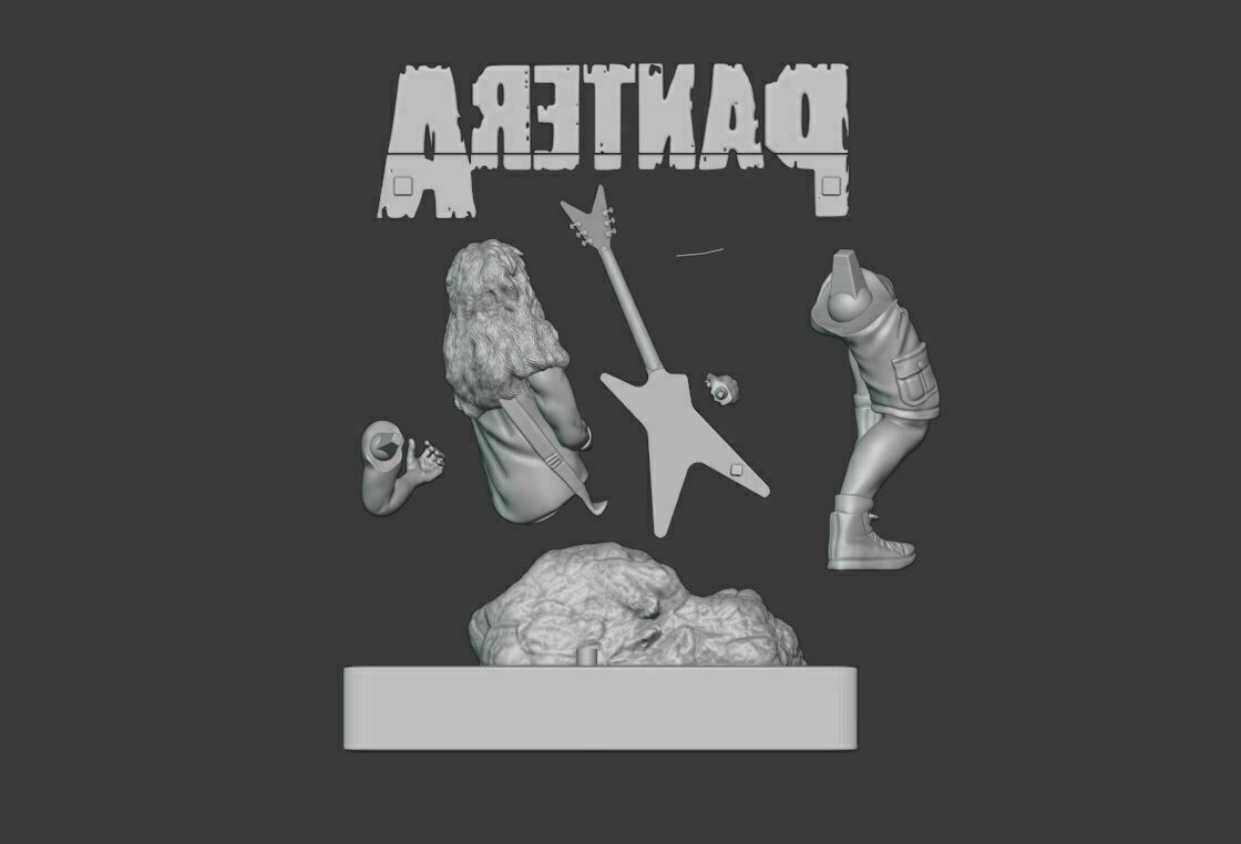 3D file Dimebag Darrell PANTERA - 3Dprinting 🎵 ・Design to download and ...