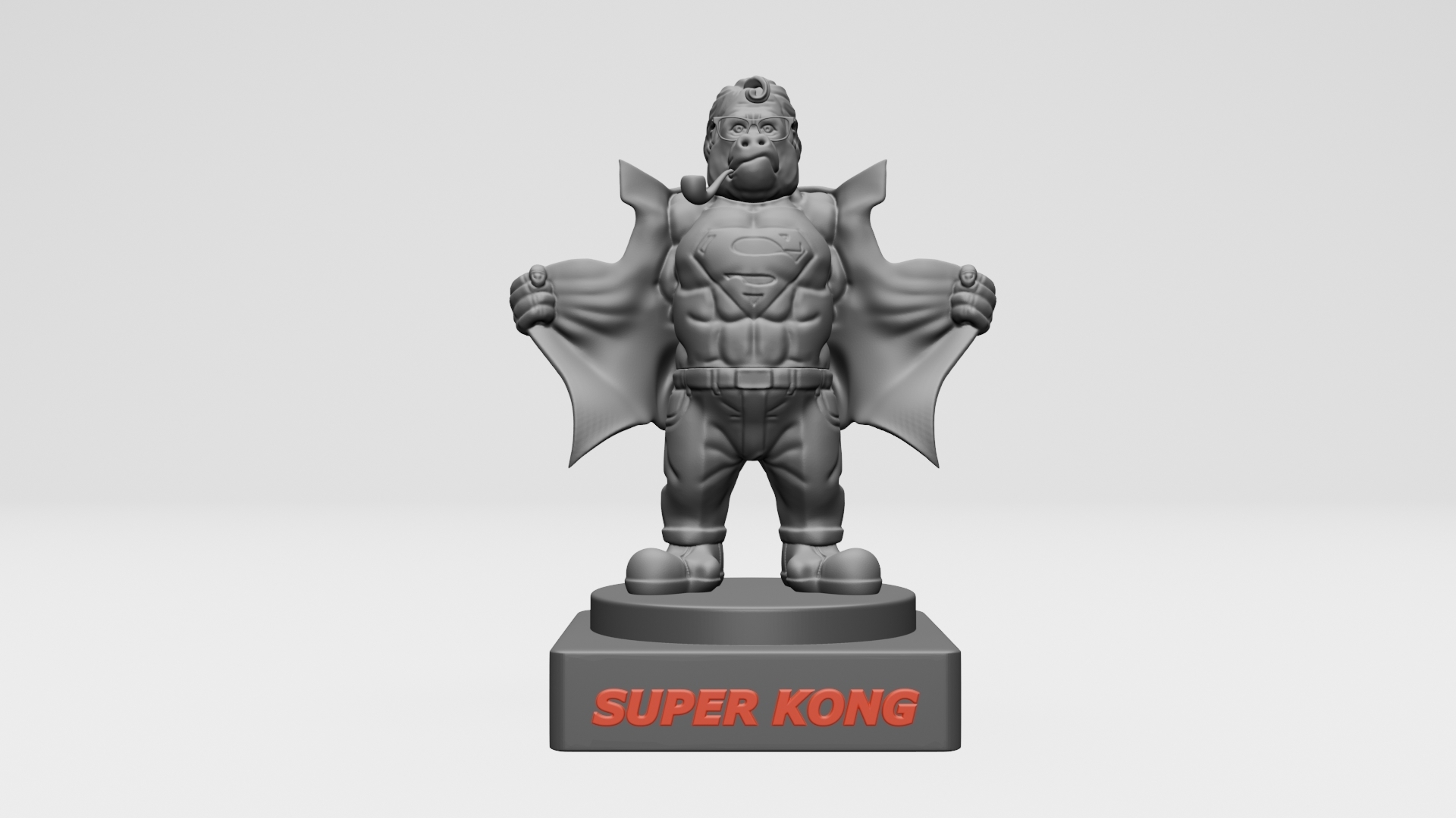 🦸‍♂️ SUPER KONG - PRINTABLE・Free 3D File for ・Cults