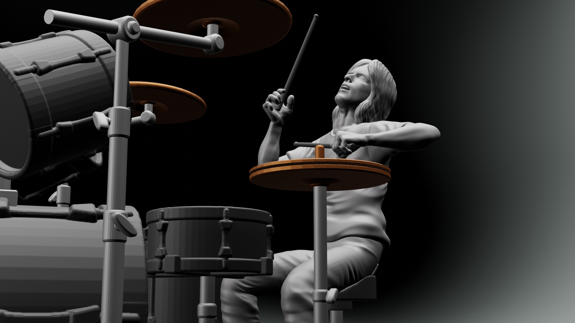 STL file phill rudd ACDC - 3Dprinting 🎸 ・3D print design to download・Cults