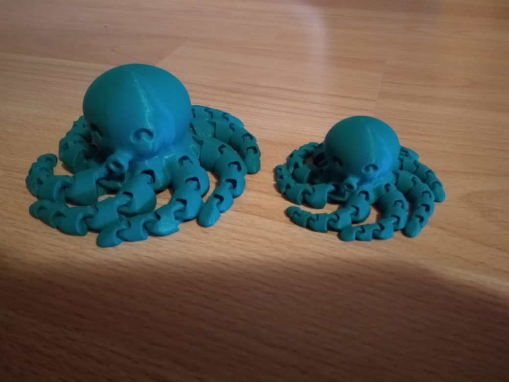 3D printable Cute Mini Octopus・Cults