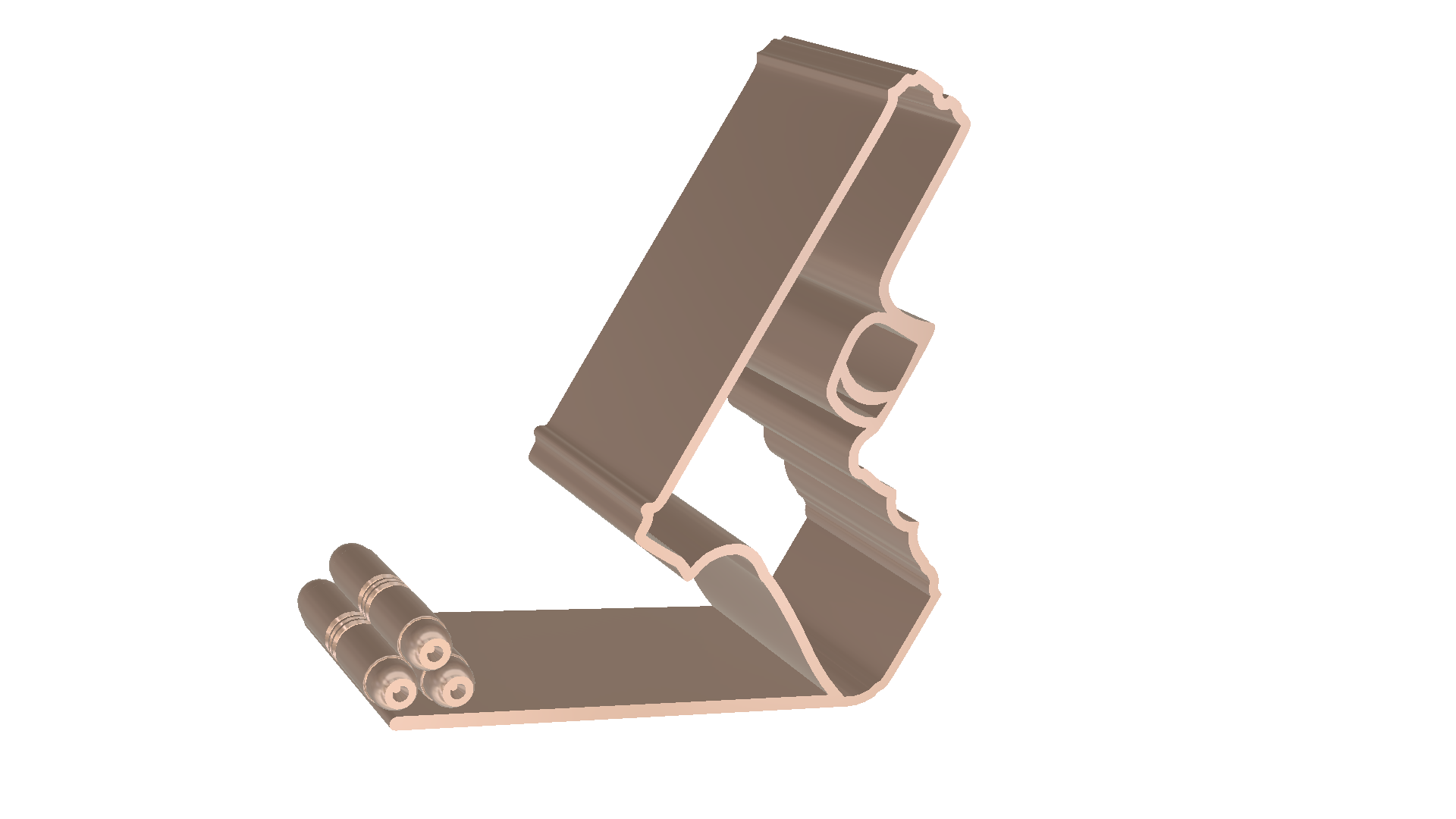 🔫 Gun with Bullets Phone Stand・ STL File for ・Cults